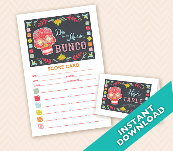 October Bunco Themes - My Bunco
