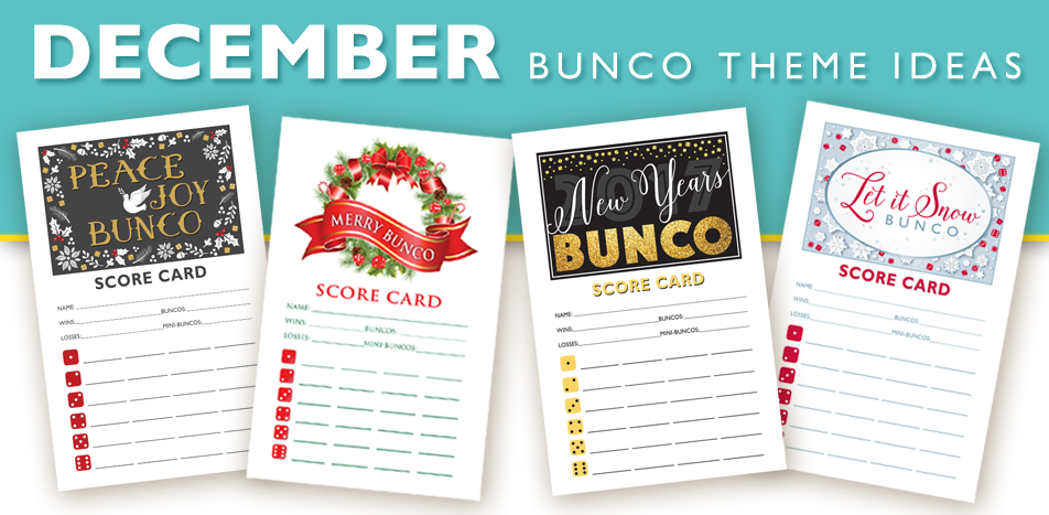 December Bunco Themes - My Bunco